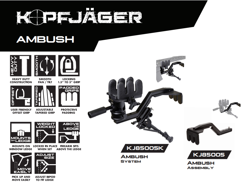 KJI Ambush Full System Manual (KJ85005K) – Kopfjäger