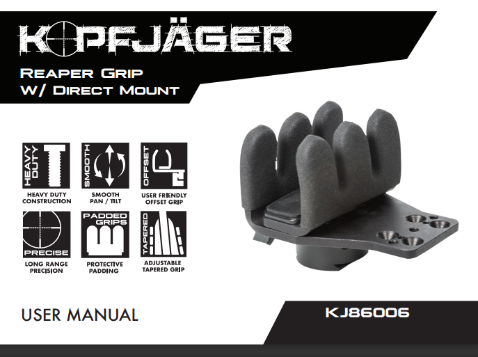 KJI Reaper Grip with Direct Mount Manual (KJ86006) – Kopfjäger